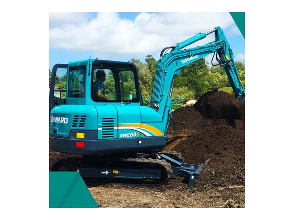 Excavadora Compacta SWE60E | Excavadora Sobre Orugas | Sunward | ETW ...